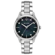Bulova Women's Surveyor Stainless Steel Blue Dial Watch 96M157 ...