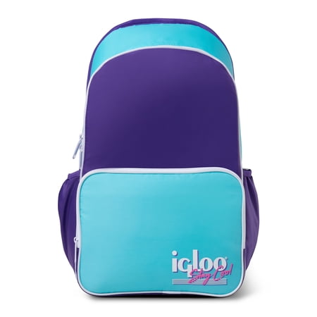 Igloo Retro Collection: Throwback Retro Purple Backpack Cooler, 20 CANS ...