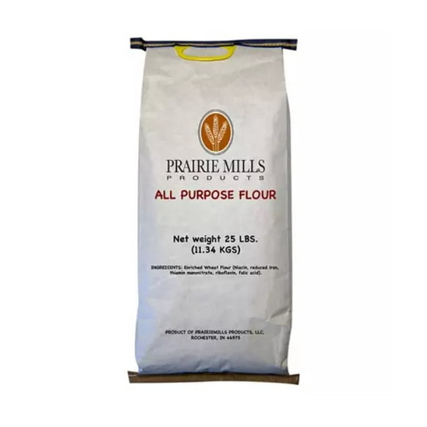 Prairie Mills All Purpose Flour (25 lbs.) - Walmart.com