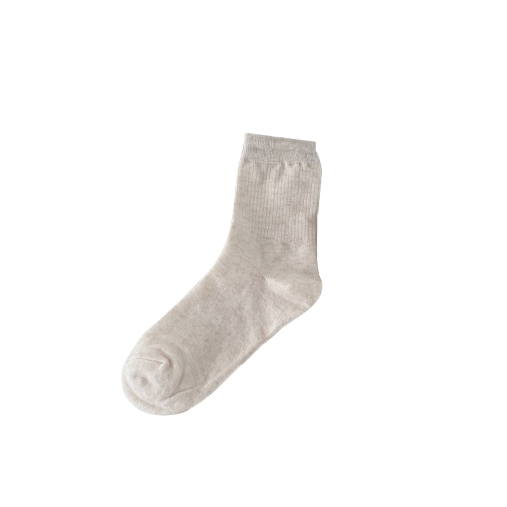 Oat strip stack socks solid cotton tube socks - Walmart.com