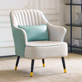 Magshion Modern Accent Armchair, Comfy Reading Chair with Cushion ...
