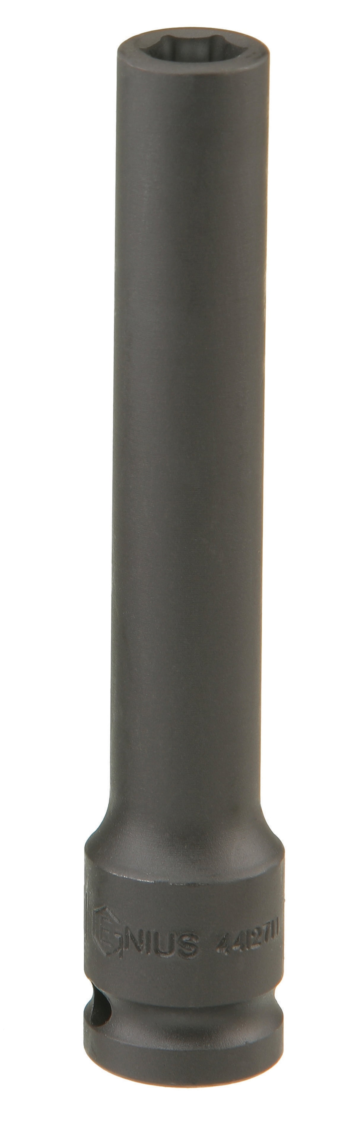 Genius Tools 1/2" Dr. 1/2" Extra-Deep Impact Socket (CR-Mo) - 4612716 - Walmart.com