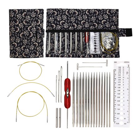 Knitting w/ Bag Sewing Kit Sewing Needle Sewing Tool Set Embroidery ...