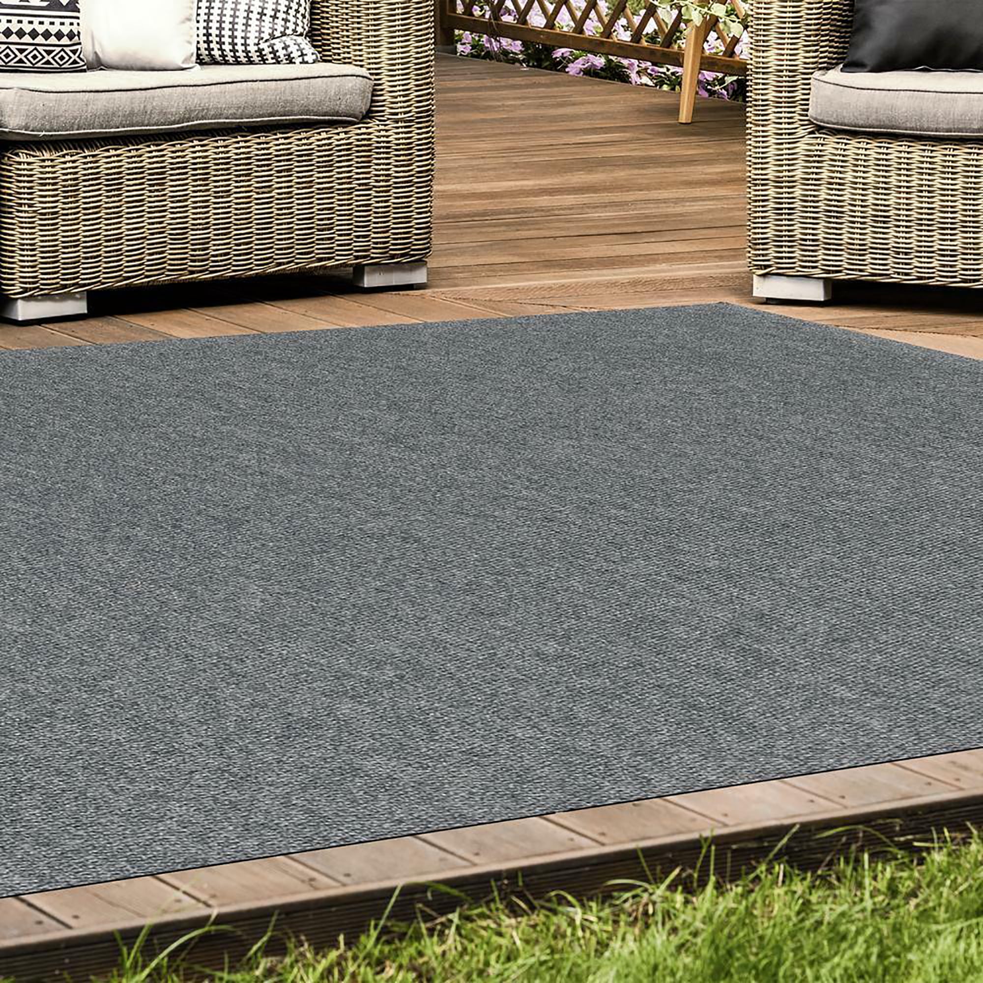 SHCKE 6'x8' Rectangular Area Rug Indoor Outdoor Rug Comfort Casual ...