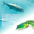 Cheers.US 5 Pcs Fishing Lure Topwater Frog Bait Artificial Plastic ...