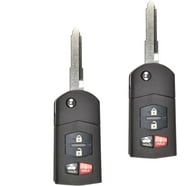 HQRP 2-Pack Remote Ignition Key Fob Shell Case Keyless Entry w/ 3 ...