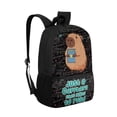 Binienty Capybara Math Print Kids School Backpack 17 Inch with Padded ...