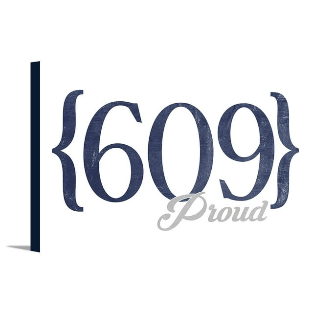 Long Beach Island, New Jersey - 609 Area Code (Blue) - Lantern Press ...