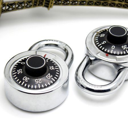 Rotary Padlock Combination Code Lock Digit Password Lock for Suitcase ...