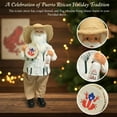 Puerto Rican Santa Claus Figurine 2025 - Cultural Christmas Decor ...