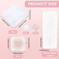 1Sheet Rectangle Double Side Adhesive Glue Sticky Tape For False Nail ...