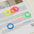 20 Pack Highlighter Tape – Colored Transparent Neon Fluorescent Marking ...
