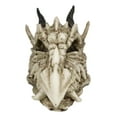 Ebros Jurassic Beowulf Elder Dragon Head Skull Realistic Fossil Statue ...