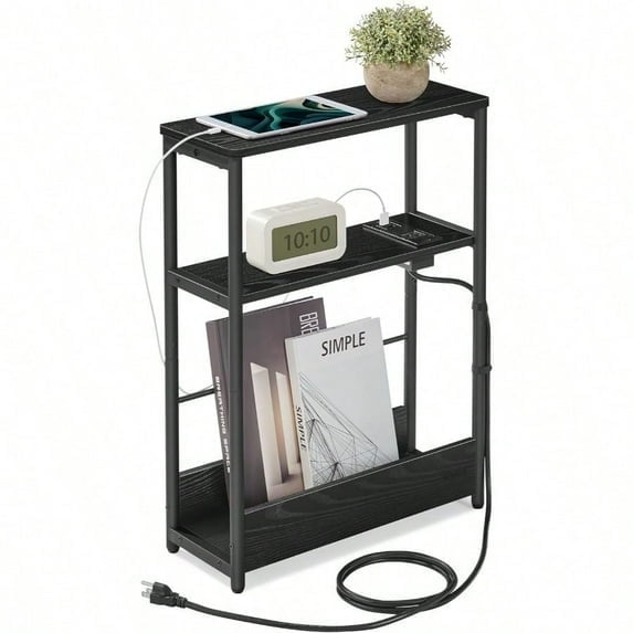 Click here for Vasagle Side Table With Charging Station  Narrow E... prices