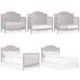 Dream On Me Jasmine 4-in-1 Convertible Crib, New Zealand Pinewood ...