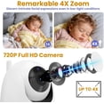 5" HD Video Baby Monitor with Camera and Audio - No WiFi, 48H Battery ...