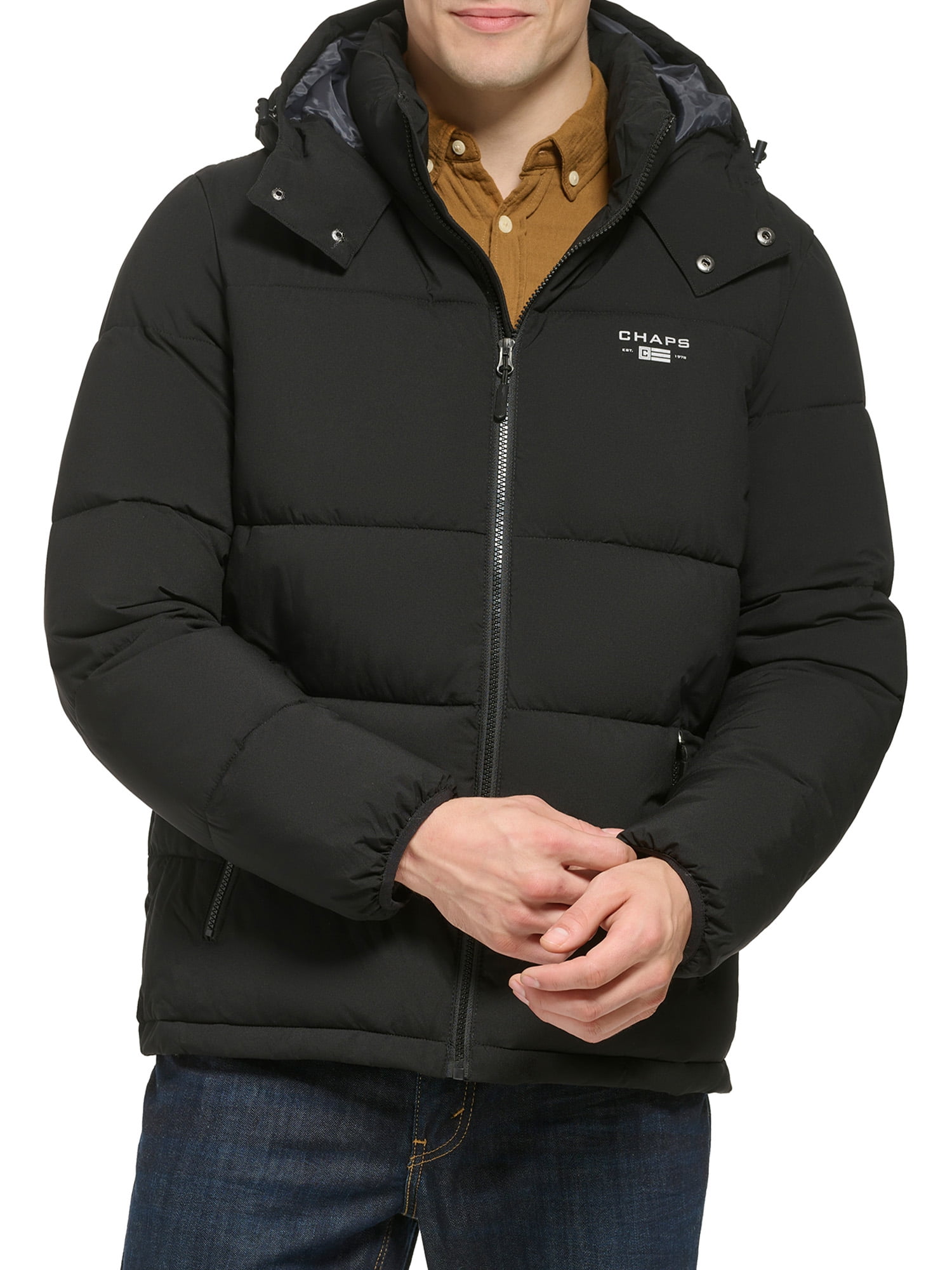 Chaps Water Resistant Puffer Jacket - Walmart.com