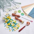 DIY Wax Seal Stamp Kits Including Brass Wax Seal Stamp Wood Handle ...