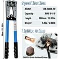 TRAHOO-Battery Cable Wire Lug Crimping Tool for AWG 8-1/0 Heavy Duty ... TRAHOO-Battery Cable Wire Lug Crimping Tool for AWG 8-1/0 Heavy Duty ...