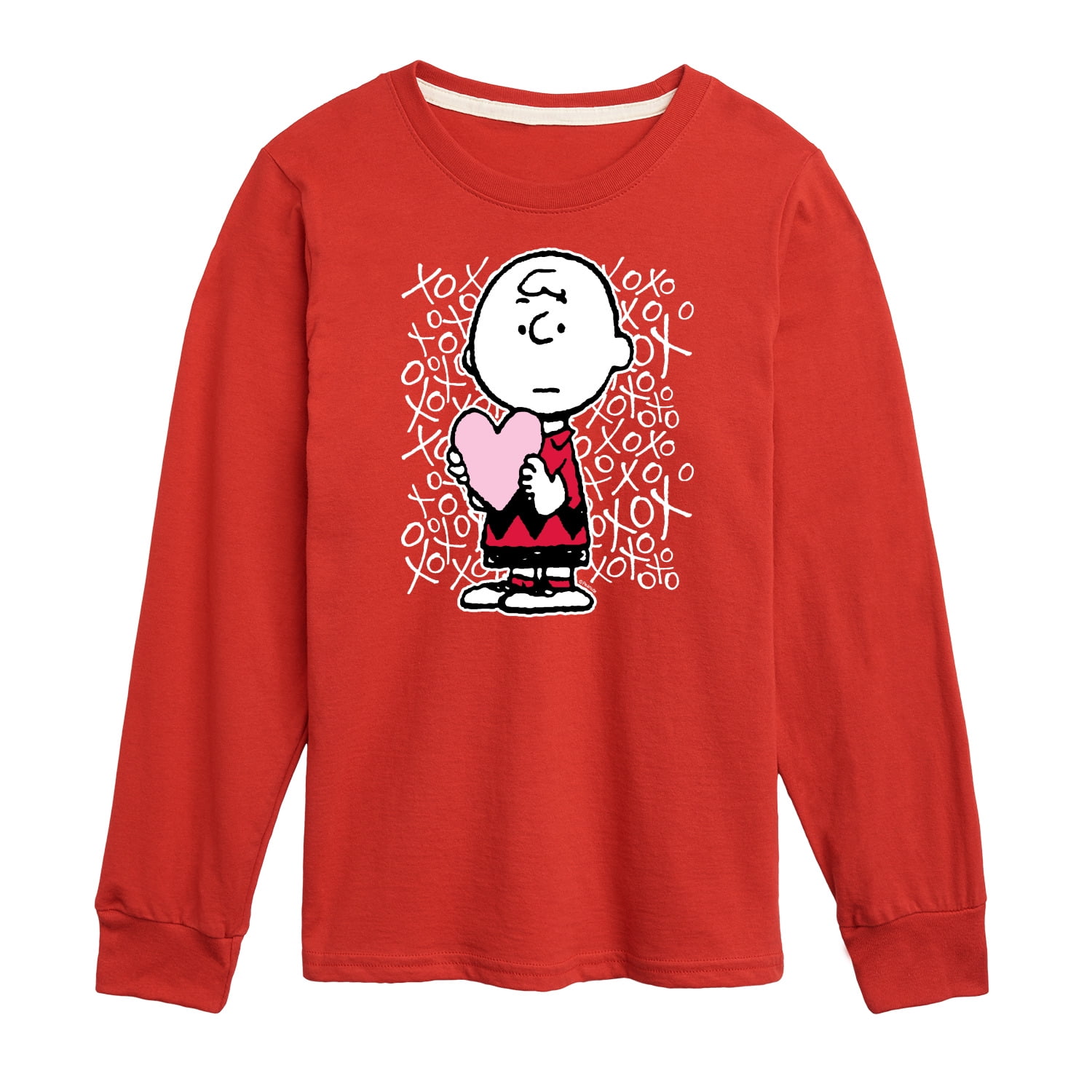 Peanuts - Charlie Brown Xoxo - Toddler And Youth Long Sleeve Graphic T ...