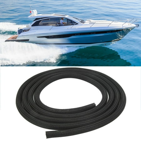 Tech 25ft – 1/2 Inch Split Wire Loom Tubing Wire Conduit – Black, Easy ...