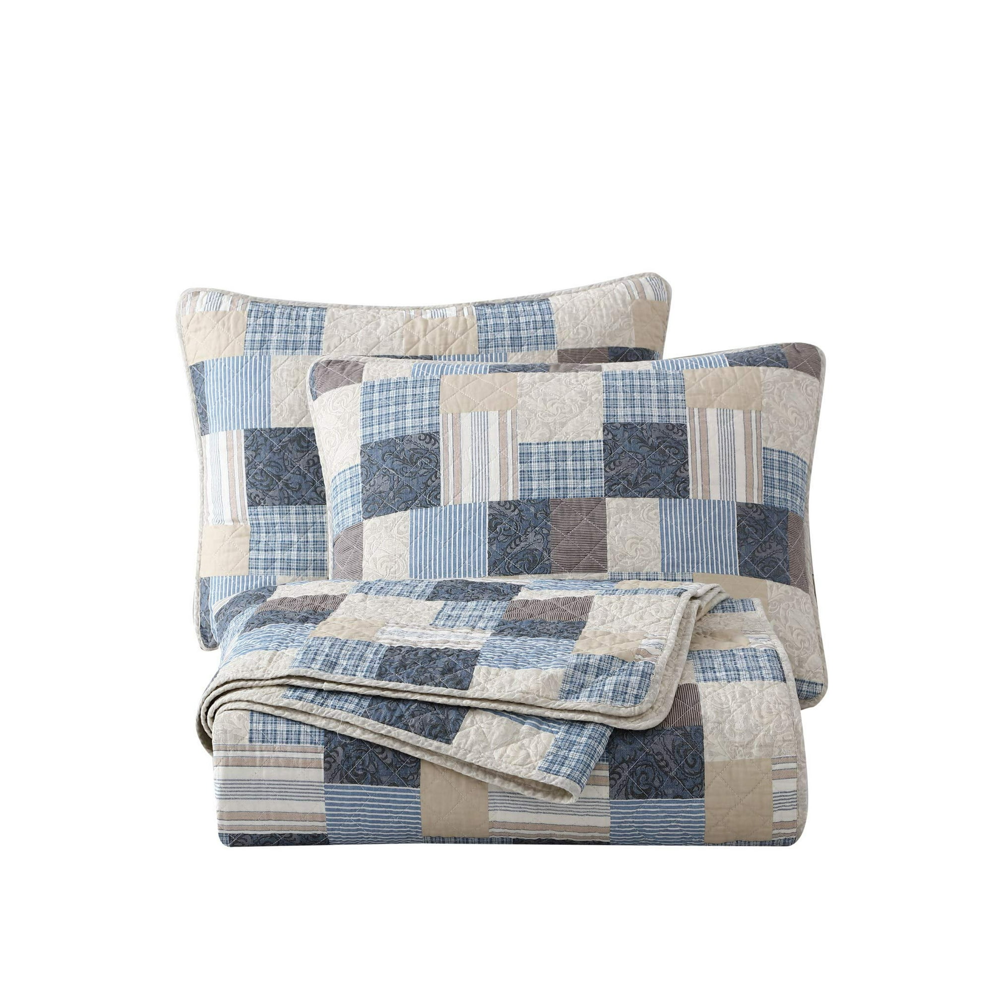 Click here for Chezmoi Collection Douglas 3-Piece Printed Patchwo... prices