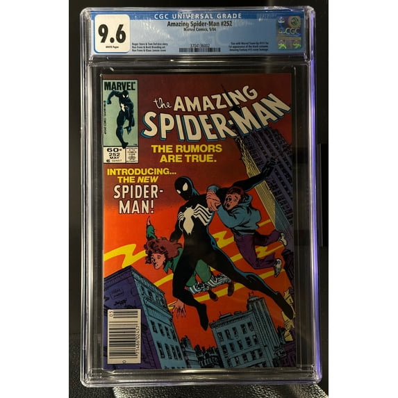 Amazing Spider-Man #252 - CGC 9.6 Comic Book - Walmart.com