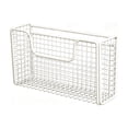 No Drill Over Cabinet Door Storage Rack for Plastic Wrap, Trash Bags ...