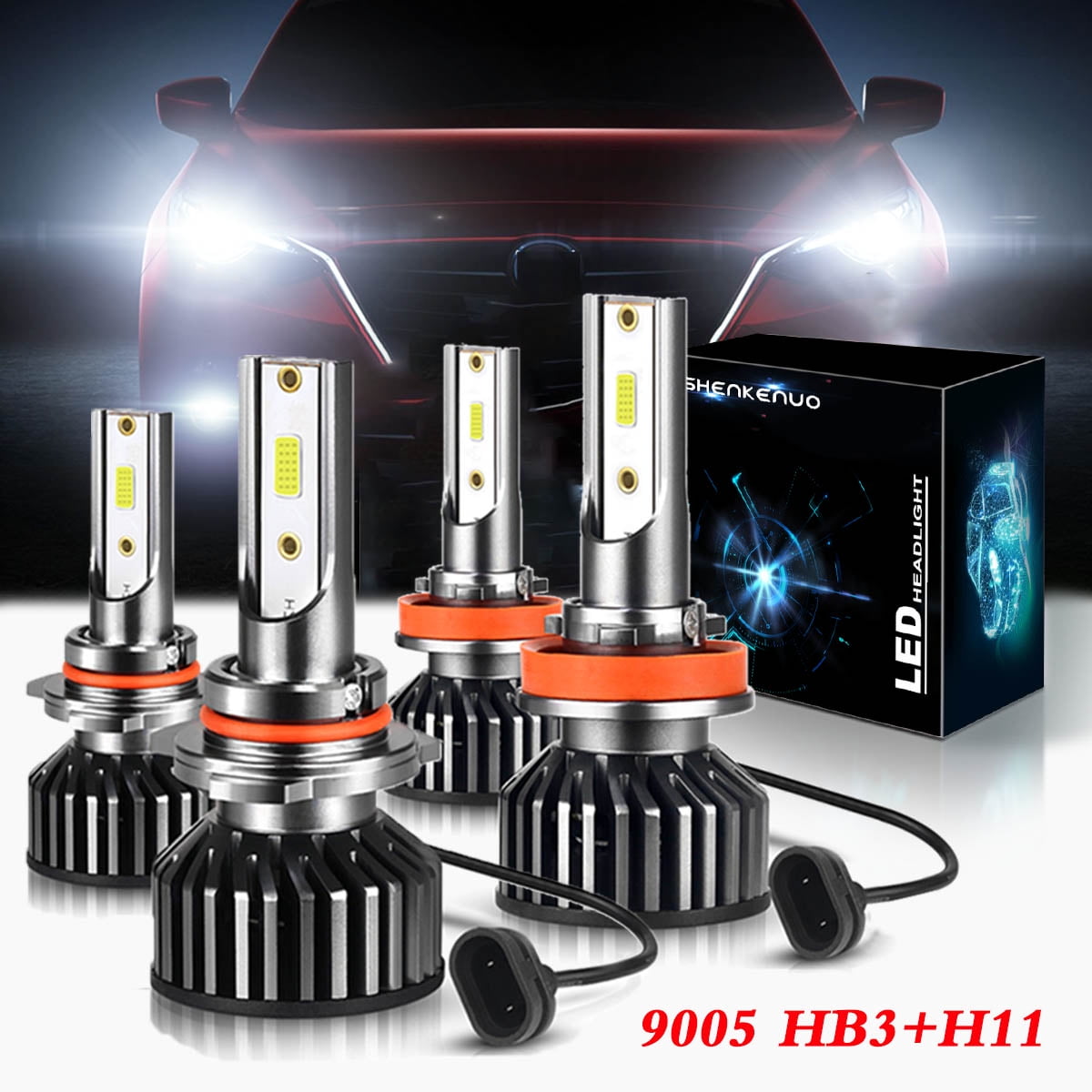 Click here for Fit For Mazda 3 2010-2018 Led Headlight Bulbs  900... prices