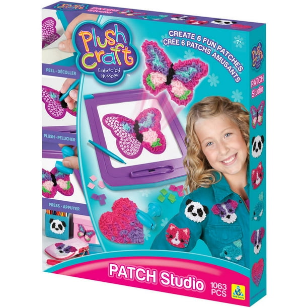 Plush Craft Fabric By Number Patch Studio, Patches - Walmart.com