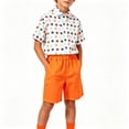 Amidoa Boys Summer Outfits 3 Piece Polka Shirt Short Sleeve Top and ...