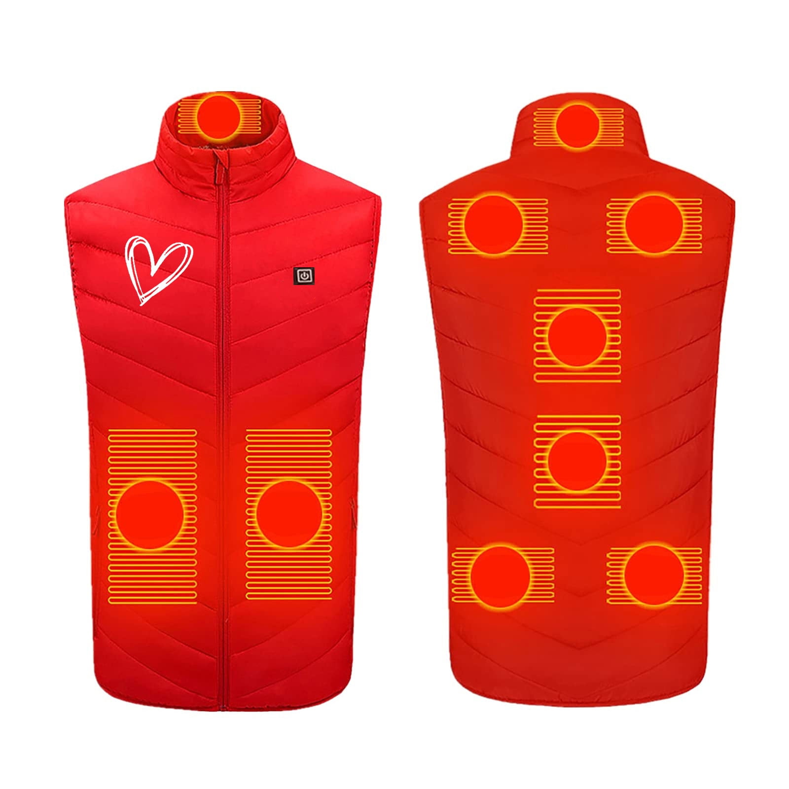 Click here for Pisexur Heated Vest For Men Women Winter Warm Heat... prices
