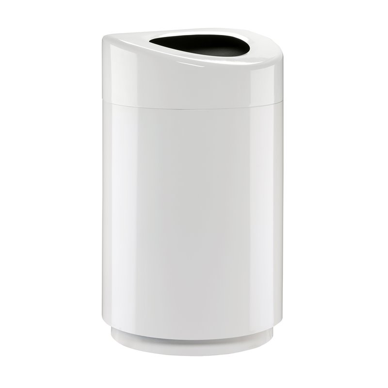 Pemberly Row Open Top Receptacle with Liner - 30 Gallon in White ...