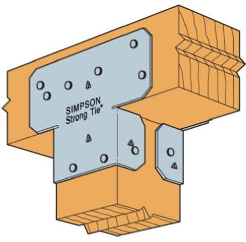 Simpson Strong Tie AC4 1 1 1 18-Gauge 4-Inch Adjustable Post Cap ...