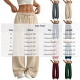 Dagugfen Athletic Pants for Women Loose Fitted Drawstring Elastic Waist ...