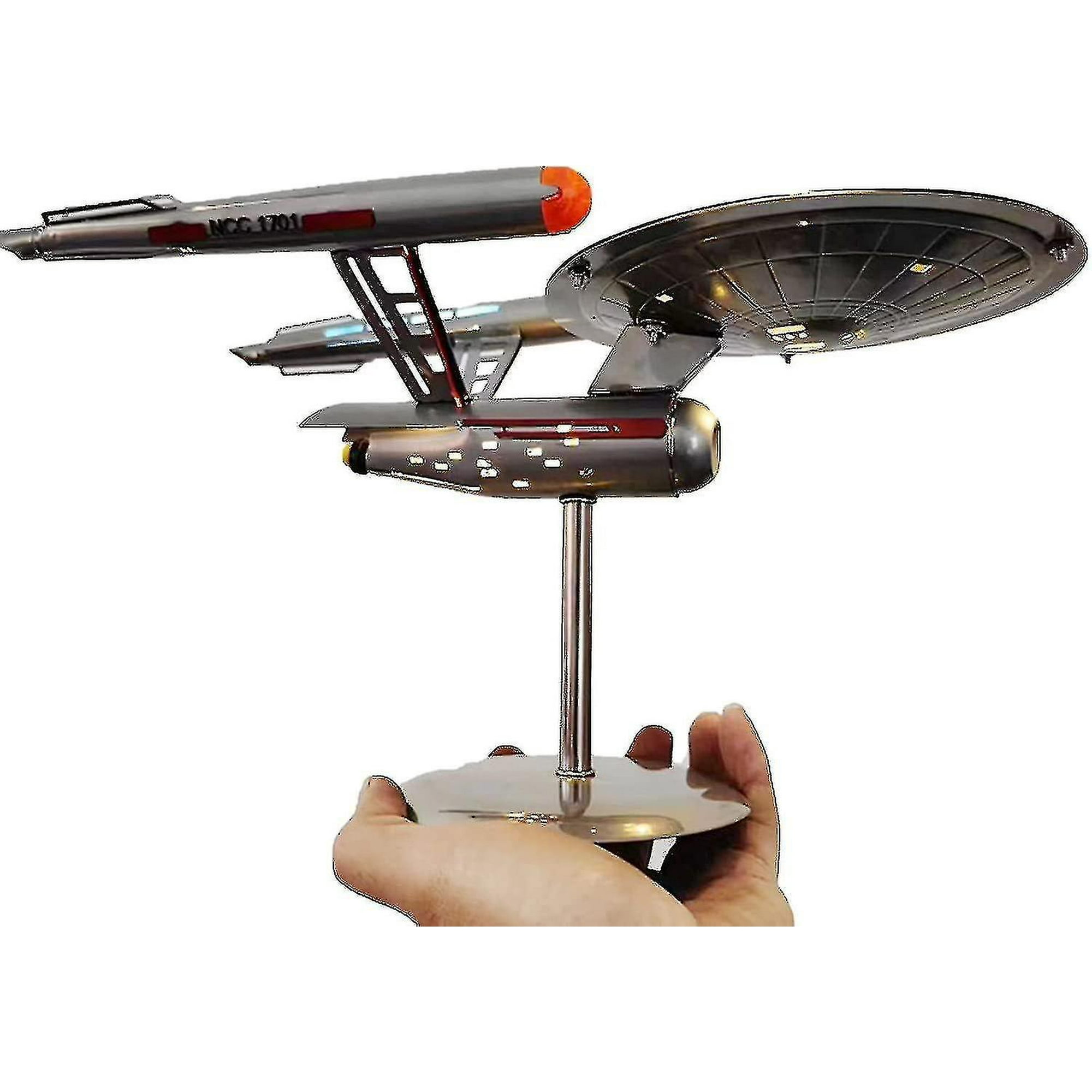 Hangmeng U. S.S. Enterprise Star Trek Model Ncc-1701 Replica stainless Steel Spaceship Model Ornaments For Home Decoration And Collection