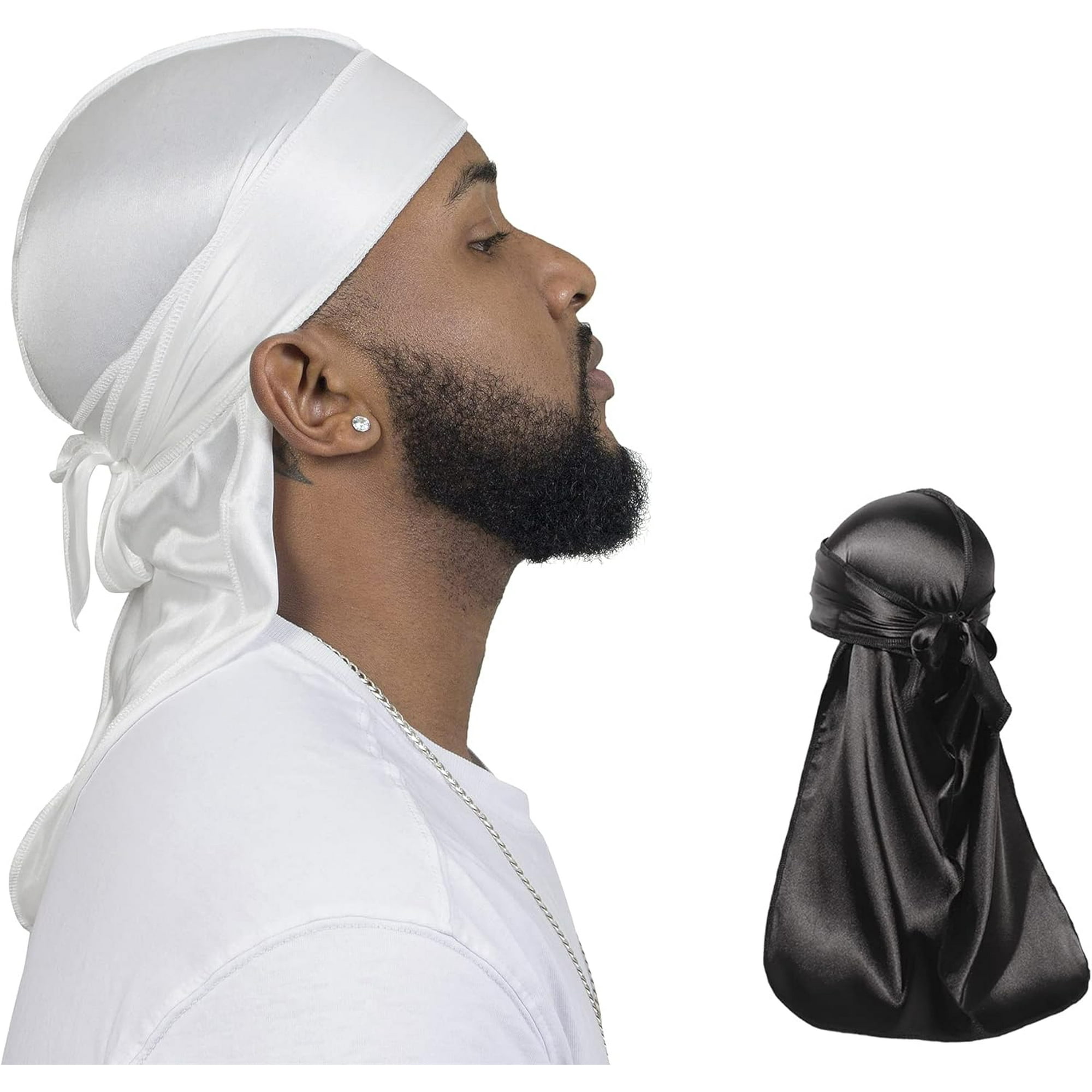 Click here for Laicaiw 2 Pieces Silky Durag Pack For Men Women Wa... prices