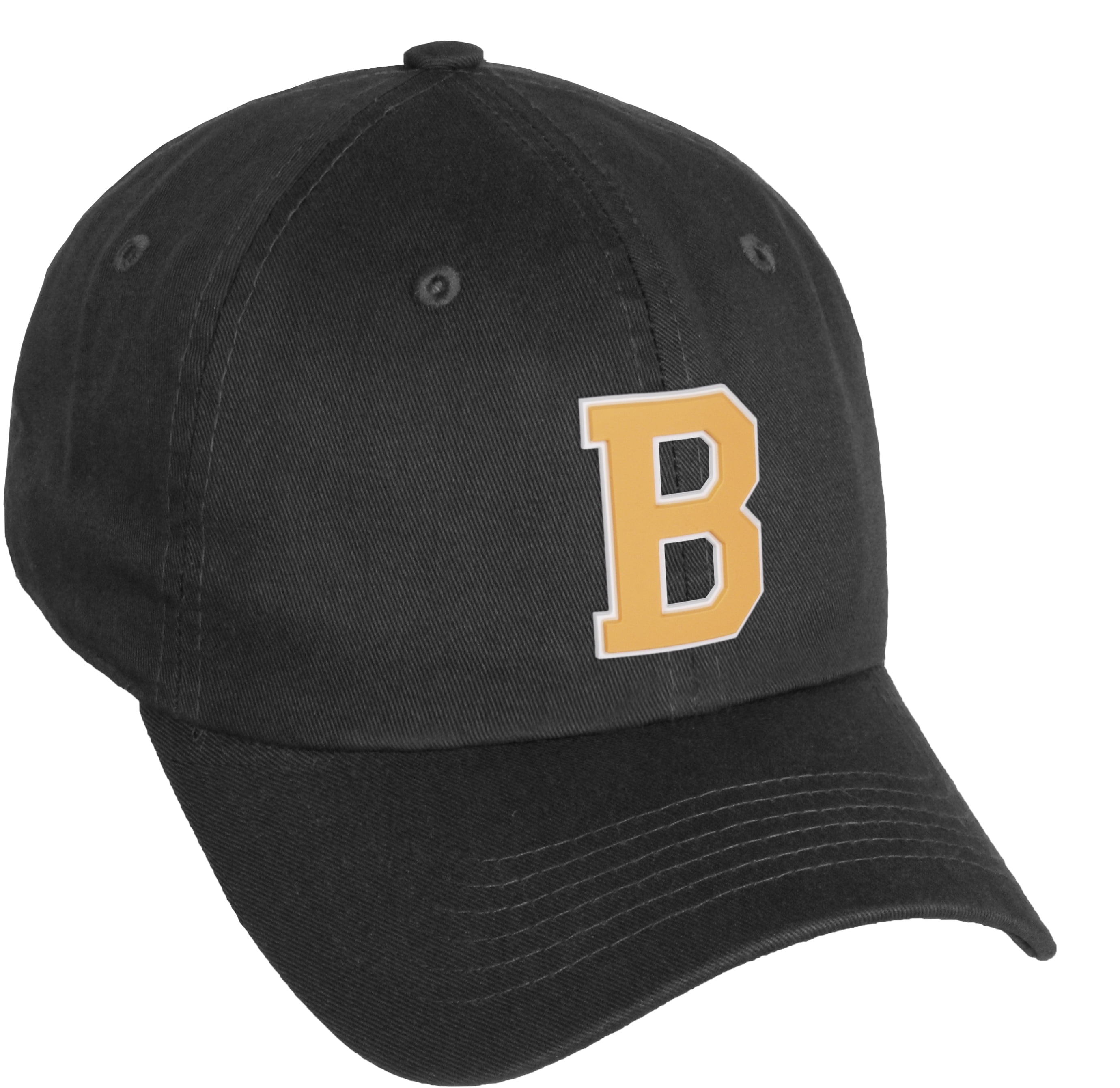 Daxton Classic 3D Varsity White Neon Orange Initial Letters Baseball ...