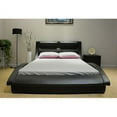 Greatime B1141 Wave-like Shape Upholstered Modern Platform Bed ...