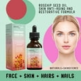 Rosehip Seed Oil 2 Fl Oz 100 Organic And Cold Pressed Anti Aging