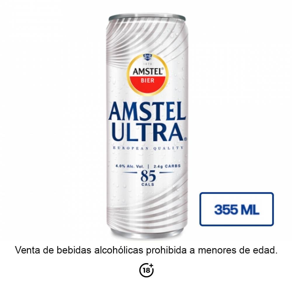 Cerveza Amstel Ultra Ultra Lata 355 ml | Walmart en línea