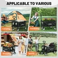 UPGO Heavy Duty Collapsible Wagon - Portable Foldable Cart for Beach ...