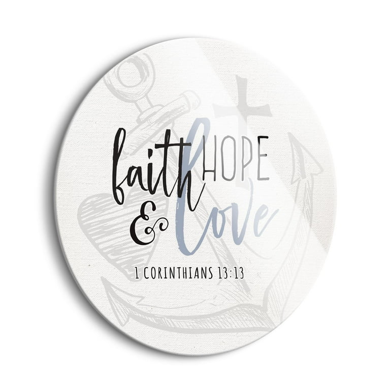 Faith Hope Love Anchor Cross Heart