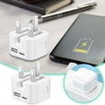 Port USB Travel Power Adapter Mobile Phone Charger UK International ...