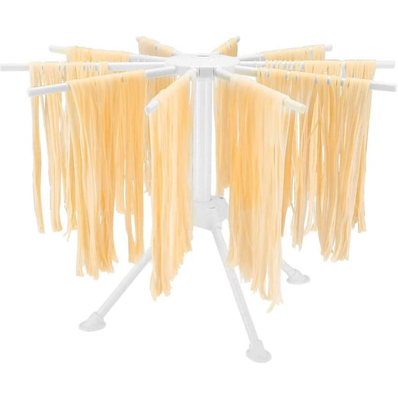Jetcloudlive Wooden Pasta Drying Rack with 16 Suspension Rods Easy ...