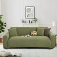 Bybiment Stretch Couch Covers, Couch Covers for 2-Seater Sofa -Friendly ...