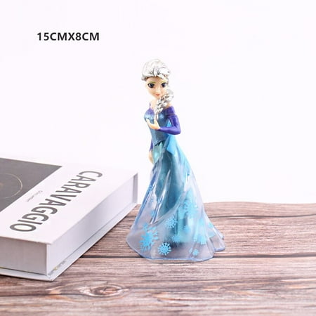 Disney Cartoon Anime Frozen Elsa Mermaid Princess Pvc Action Figures ...