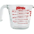 Pyrex 2-Cup Measuring Cup, Clear Glass, Red Graphics, Durable Kitchen ...