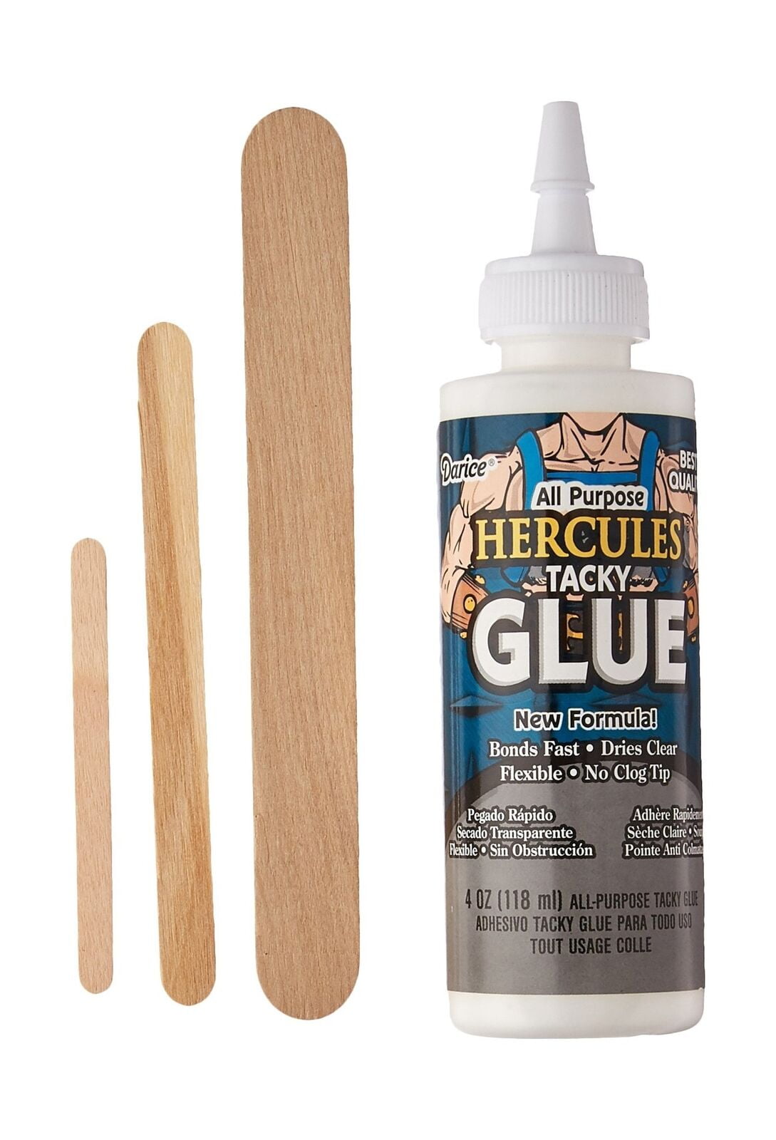 818282964572 UPC Stick Glue, Popsicle Sticks Value Pack, 100 Jumbo, 100 ...