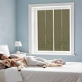 Abstract Solid Color Window Privacy Film, Simple Avocado Dark Low ...